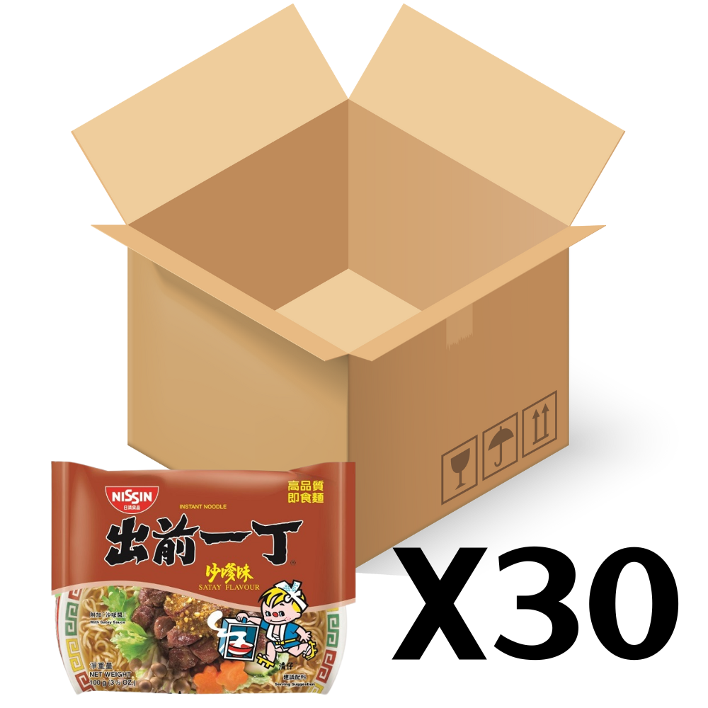 NISSIN- Demae Iccho Instant Noodles [Satay Flavour] 30packs (BBD:13/1 ...